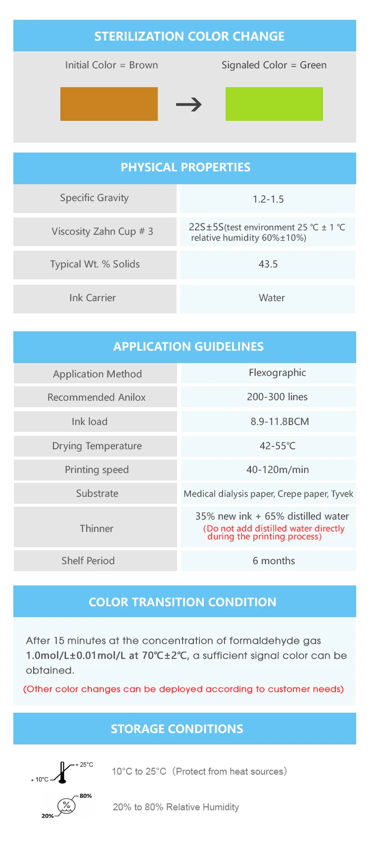 Wholesale Autoclave Chemical Formaldehyde Sterilization Indicator Ink For Medical - Buy ...