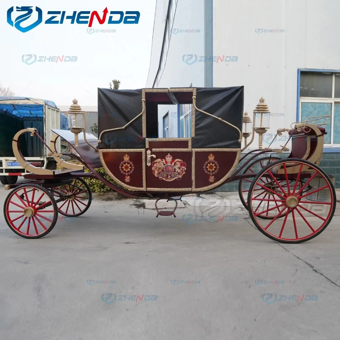 Luxury Electric Royal Sightseeing Cart Special Transportation Wedding ...