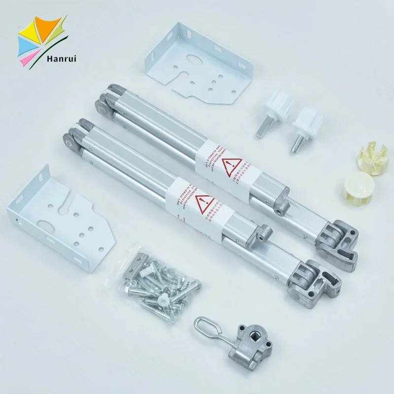 Aluminum Arms Set And Roller Tubes Gear Box Hand Crank Wall Brackets ...