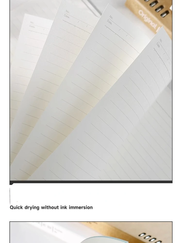 Simple Kraft Paper Cover Detachable Notebook - Creative & Versatile