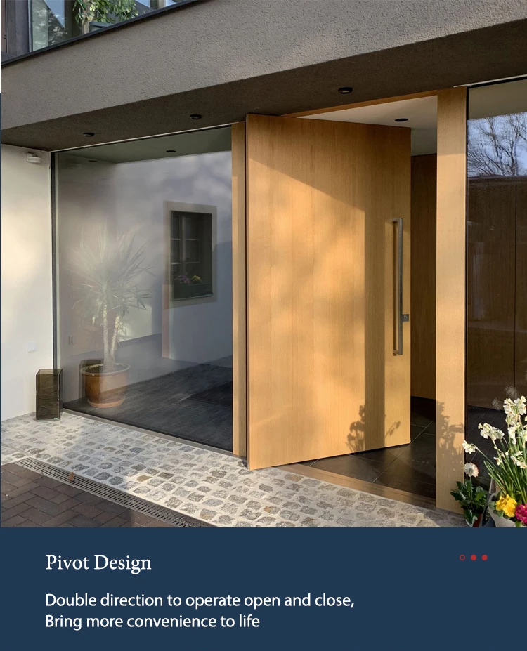 Modern Solid Wood Door Designs - Secure & Stylish
