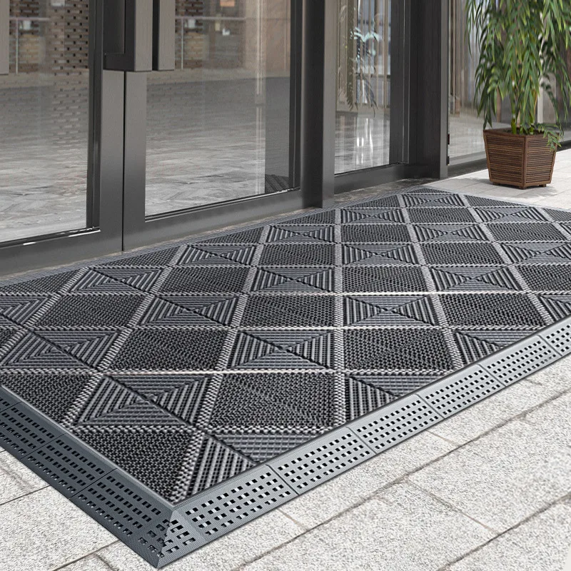 Heavy Duty Indoor Outdoor Modular Nylon Front Door Salon Floor Dust ...