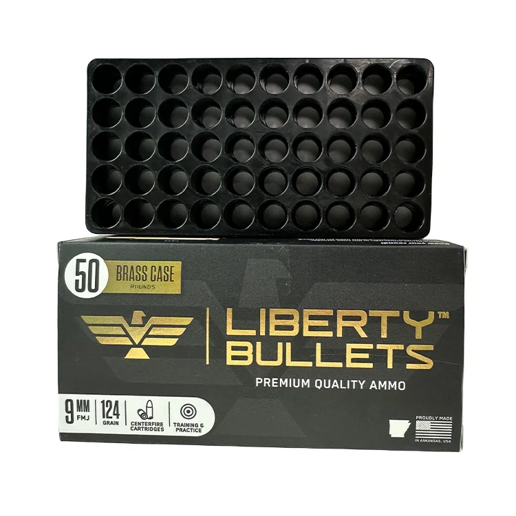 Custom Two Tuck End Ammo Box - 9mm Cardboard Packaging