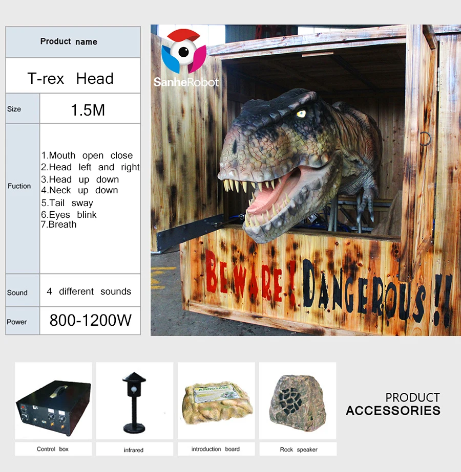 Luna Rex & Velociraptor - High Simulation Dinosaur Attractions