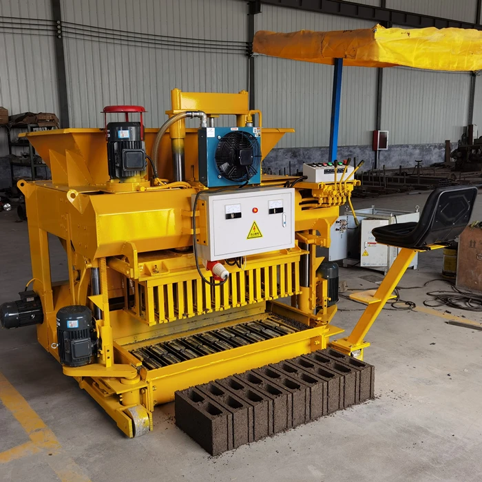 Qtm6-25 Hollow Interlocking Concrete Cement Block Brick Making ...