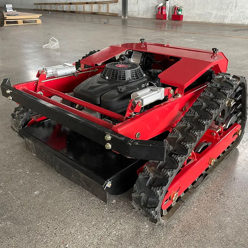 Electric Crawler Bush Cutter AI Robot Lawn Mower for Home Use