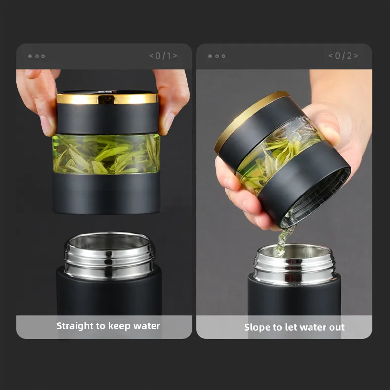 2024 New Chinese Thermos Cup Tea Infuser Smart Digital Temperature ...