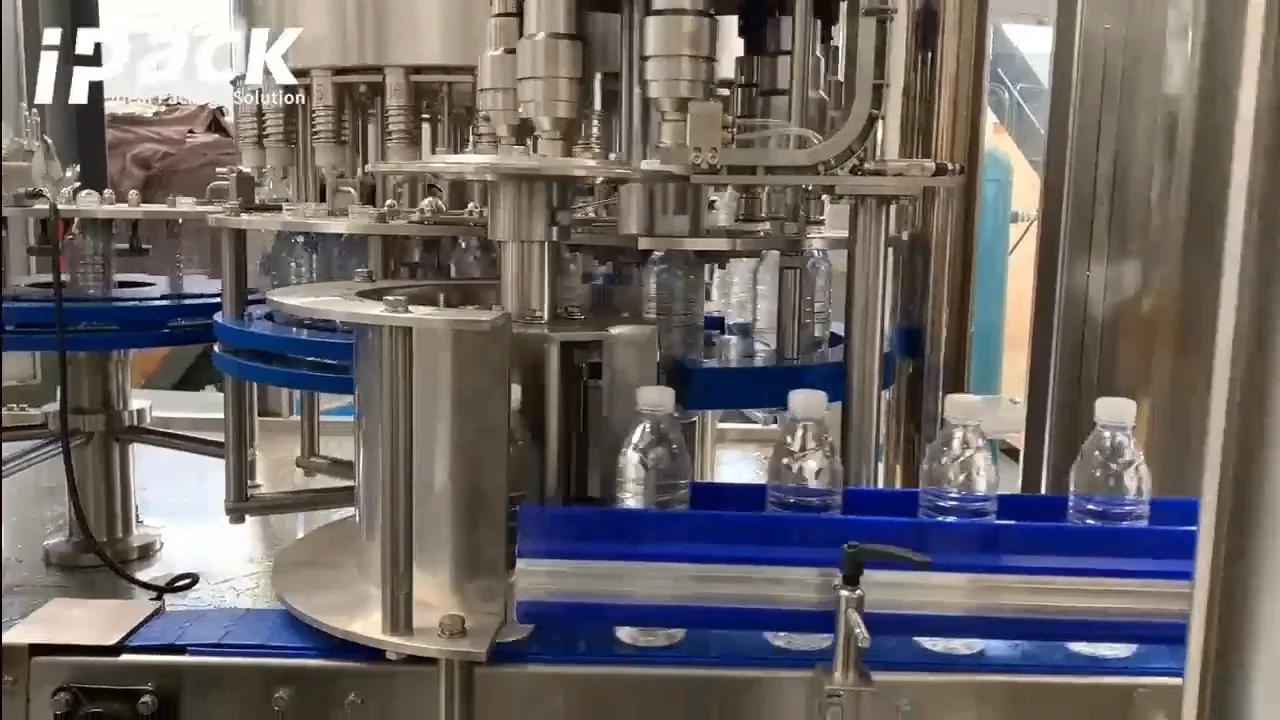 Full Set Complete Automatic Pet Plastic Small Bottle Mineral Pure ...