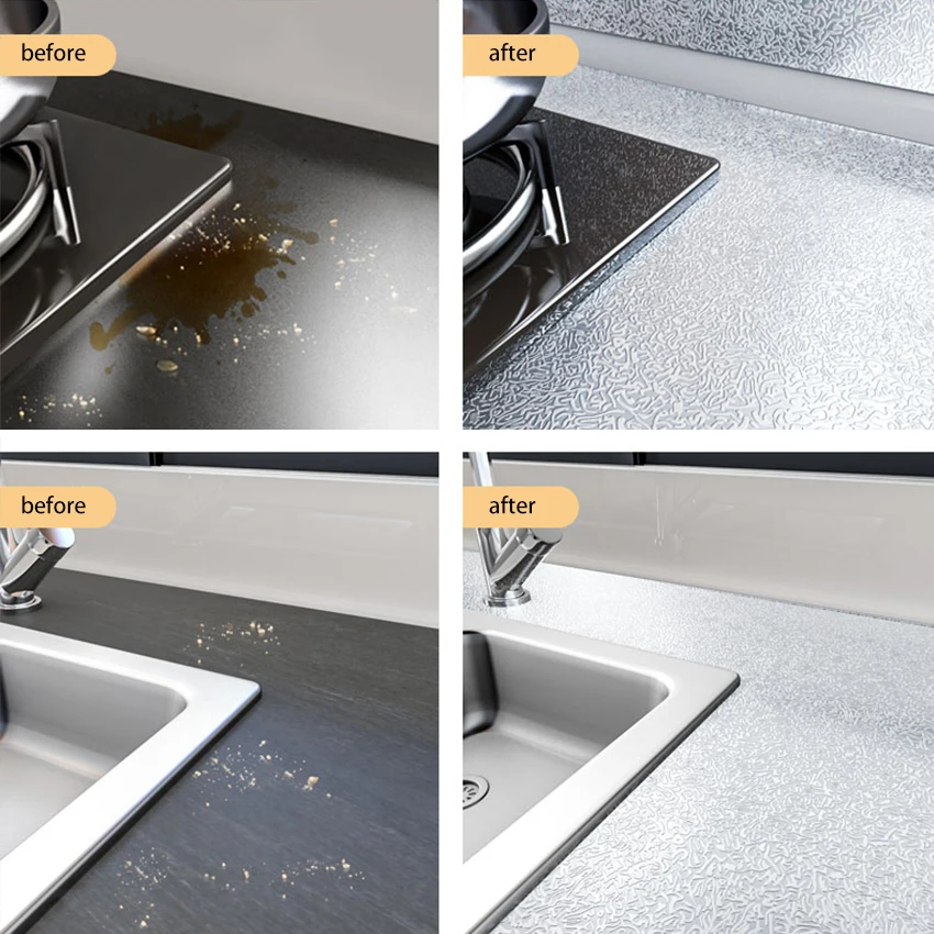 Kitchen Backsplash Wallpaper Stickers - Durable & Stylish