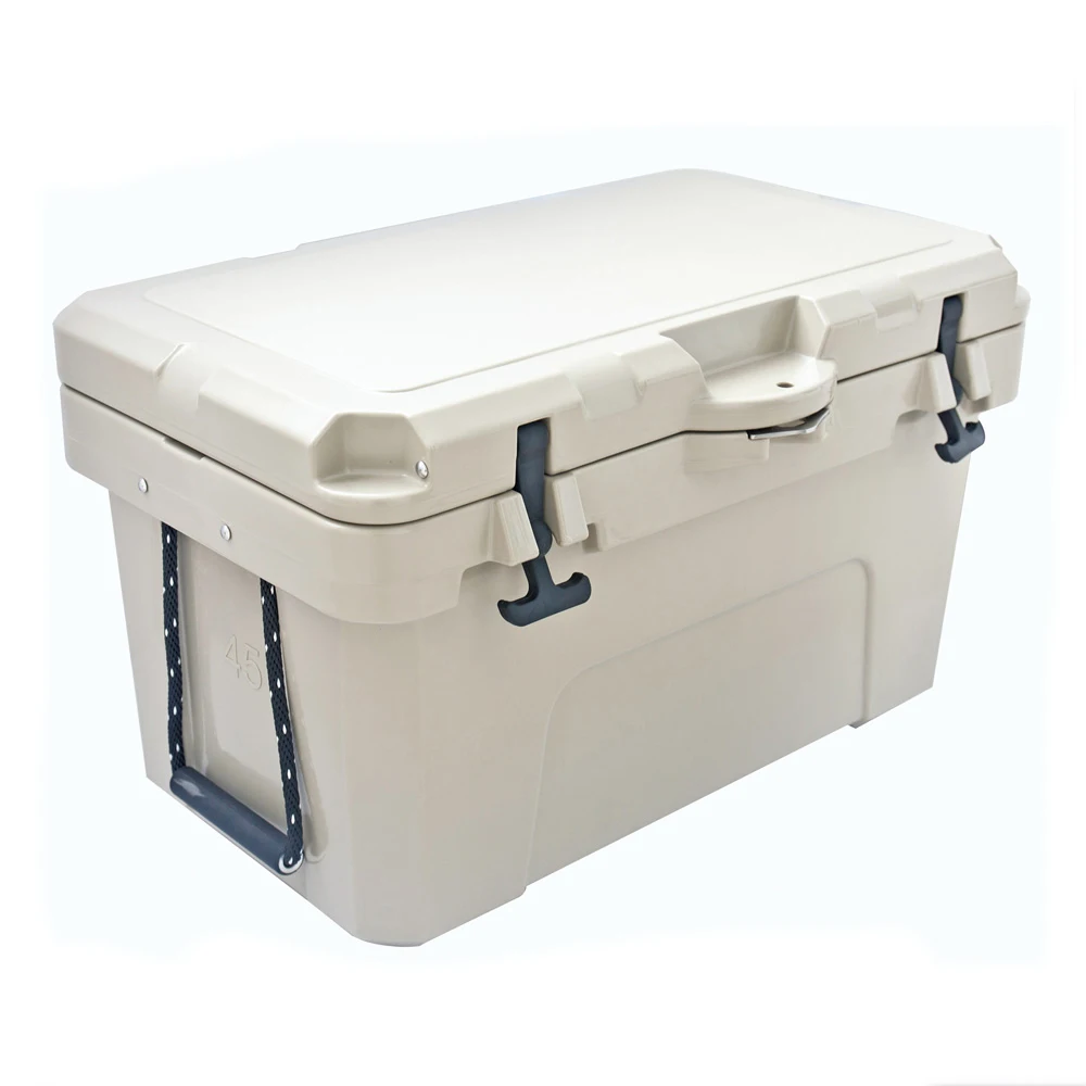 Custom Large Portable 45l Cooler Square Plastic Ice Chest Food Beer ...