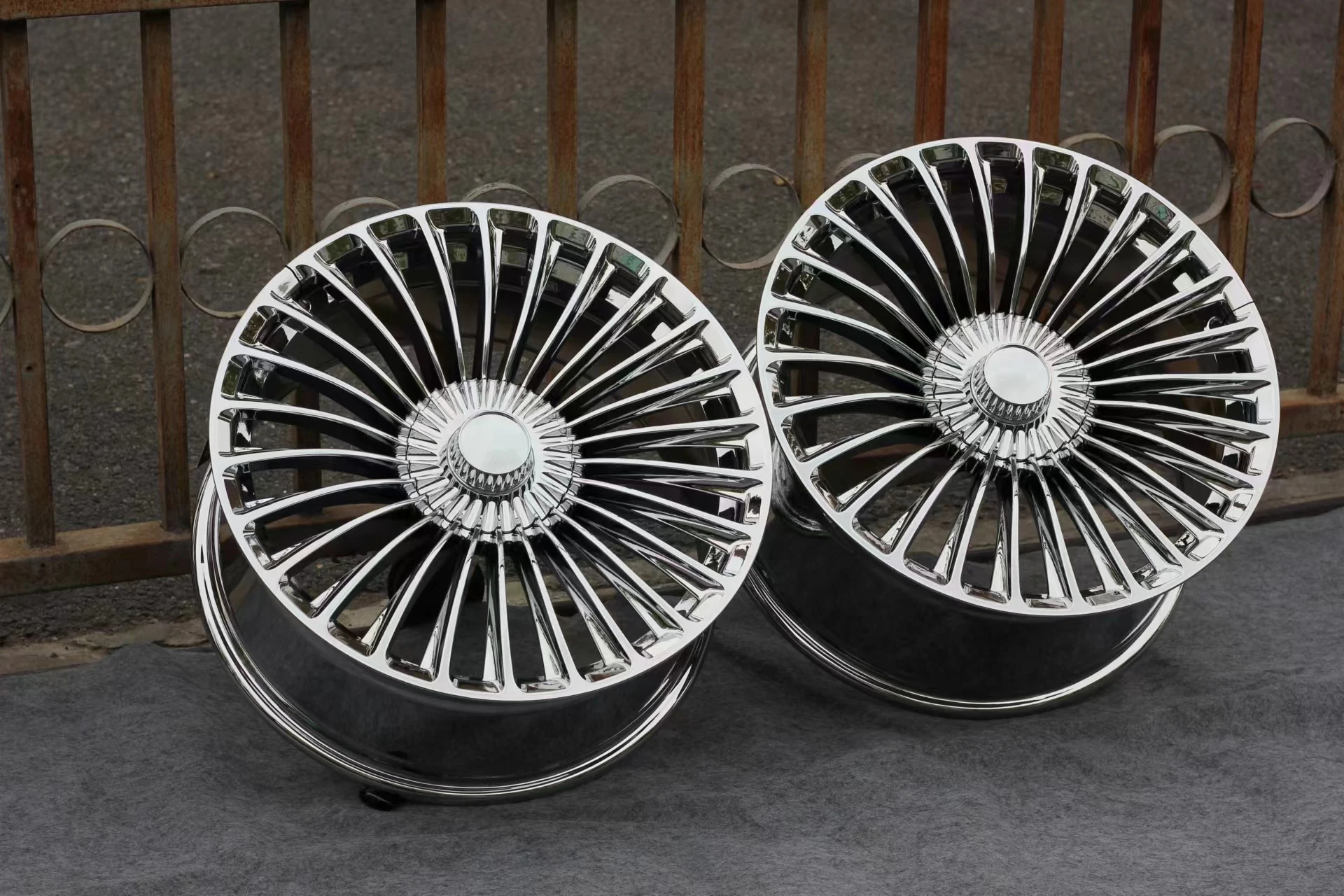 High Quality 17-20 Inch Rims - Multi Spoke Chrome Wheels