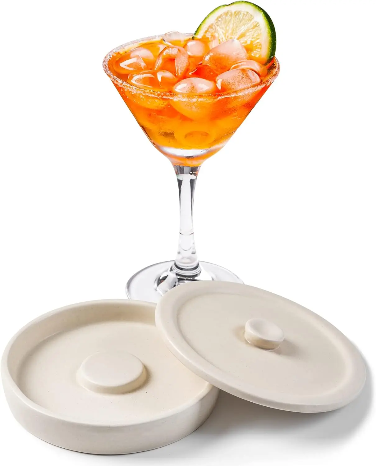 Ceramic Margarita Salt Rimmer with Lid Home Bar Accessories for ...