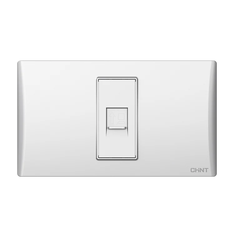 Chint Us Standard Universal Type Pc Plate Single Outlet Network Cable ...