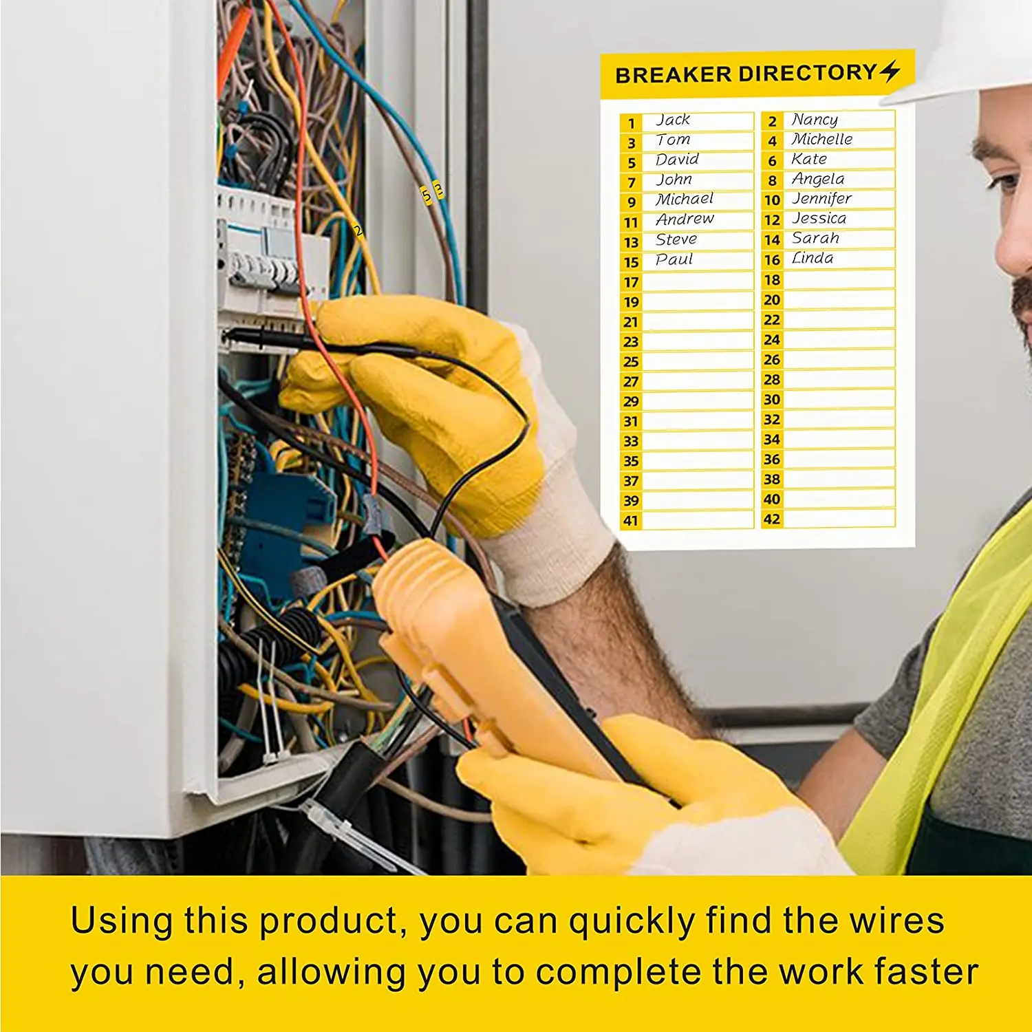 Breaker Panel Labels Electrical Box Sticker Numbers Breaker Panel ...