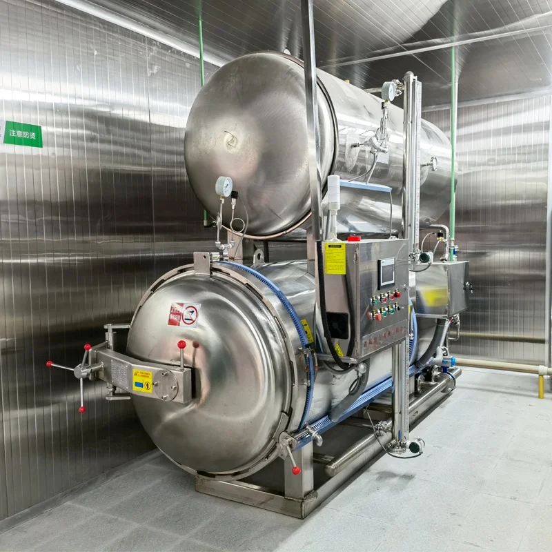 Automatic Water Spray Retort Sterilizer Autoclave For Cans Food ...