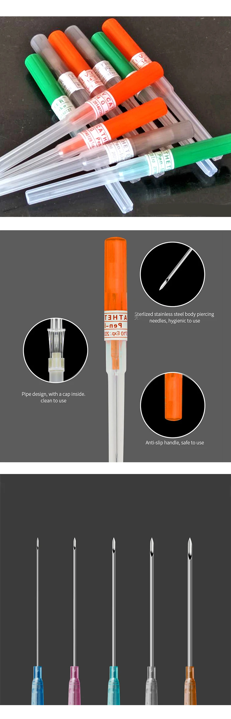 Medical Disposable Chest Tension Decompression Needle Sternal Puncture ...