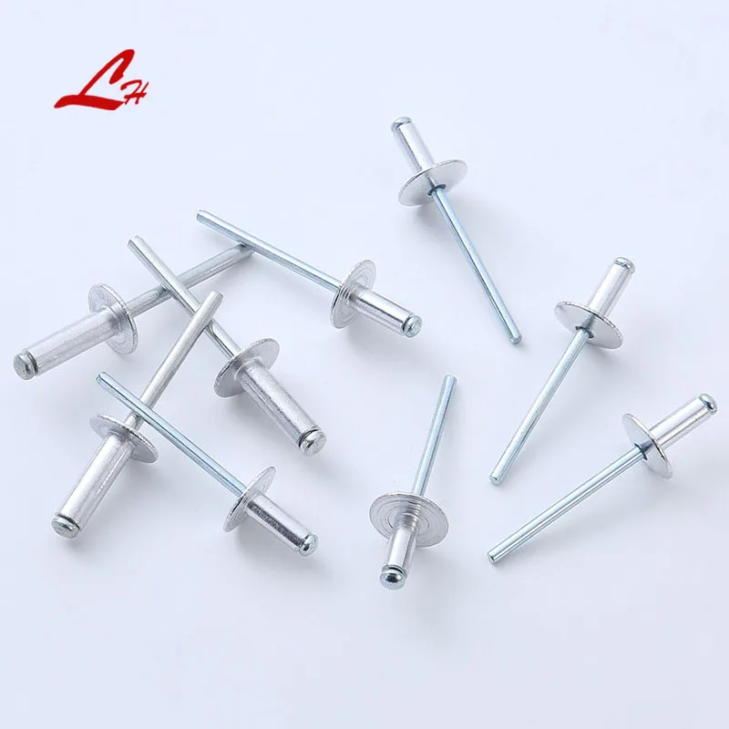 Din7337 Dome Round Flat Head Open End Aluminium Stainless Steel Rivet 3 ...