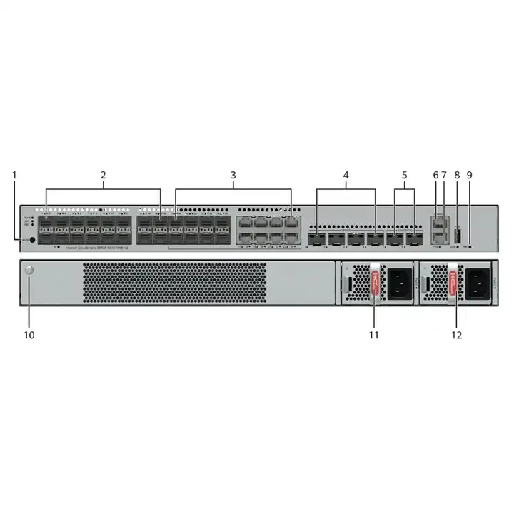 S5735-S24ST4XE-V2 Cloudengine All-Optical Switches for 24 GE SFP Ports
