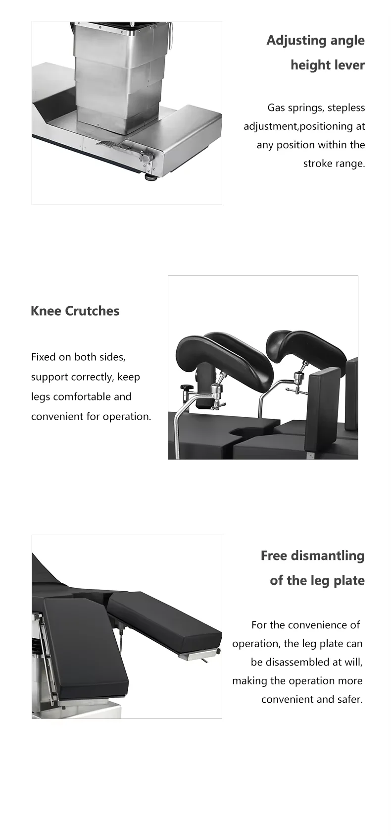 Hospital Medical Equipment Muli-function Electric Mechanical Hydraulic ...