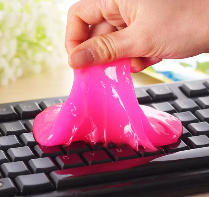 Recyclable Keyboard Cleaner Gum Magic Dust Removal Cleaning Slimy Gel ...