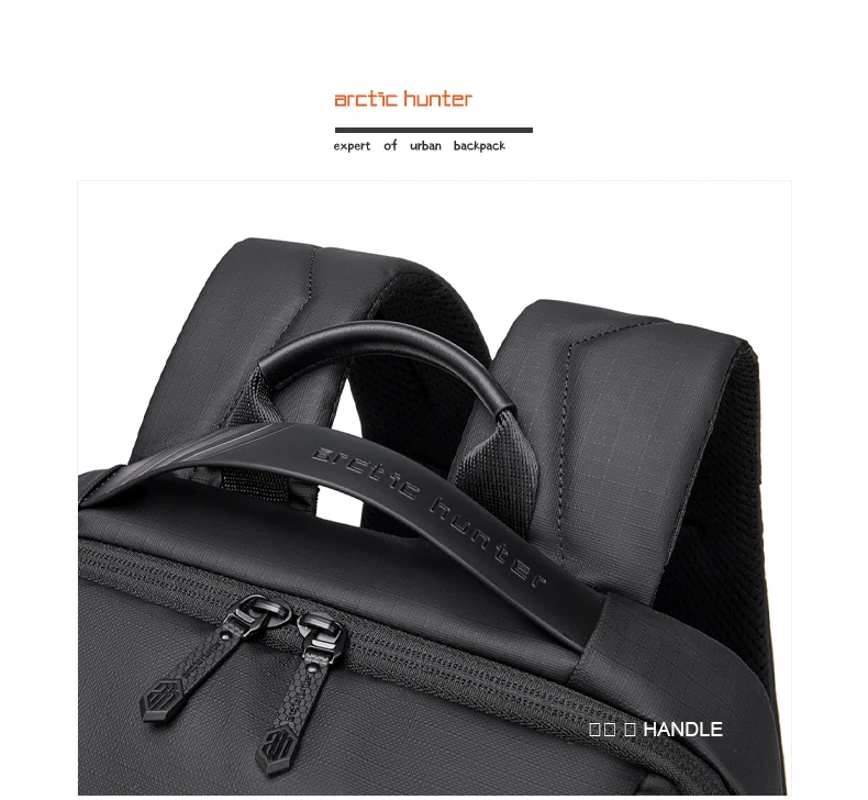 Arctic Hunter Laptop Backpack - Designer Casual & Waterproof