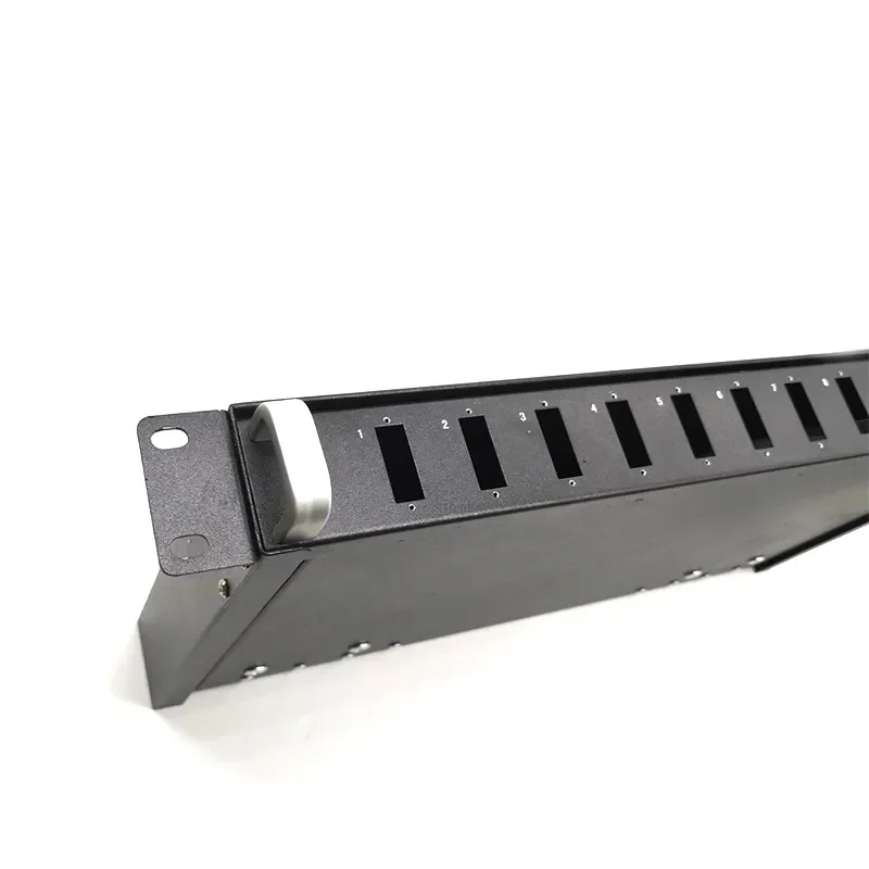 1U 19-Inch Optical Fiber Patch Rack 48-Core optical distribution frame ...