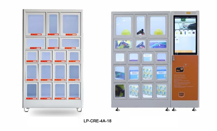 Customized Smart Vending Machine Locker Smart Machine Toys Packed Food ...