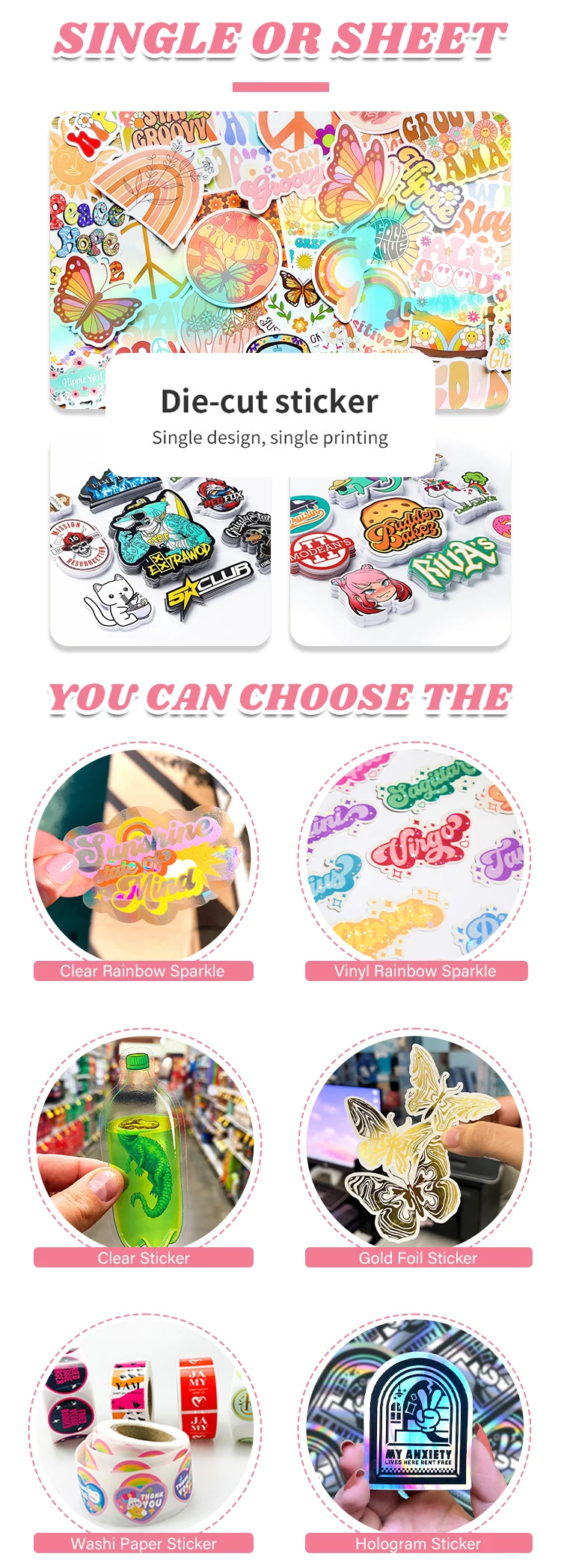 Popular Custom Design Cute 3d Puffy Sticker Foam Soft 3D Bubble Sticker ...