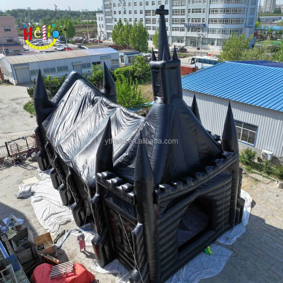 Gothic Wedding Chapel Black Church Giant Inflatable Buildings| Alibaba.com