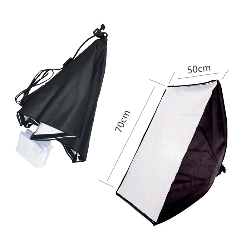 Portable Studio Flash Light Set 50x70cm Single Light Softbox + 200cm ...
