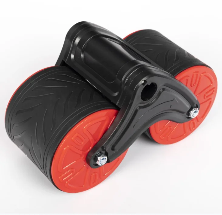 Indoor Automatic Rebound Abdominal Exercise Equipment Ab Wheel Set With ...