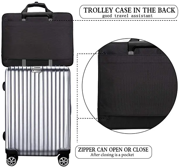 18-19 Inch Waterproof Laptop Bag Business Messenger Tablet Briefcase ...