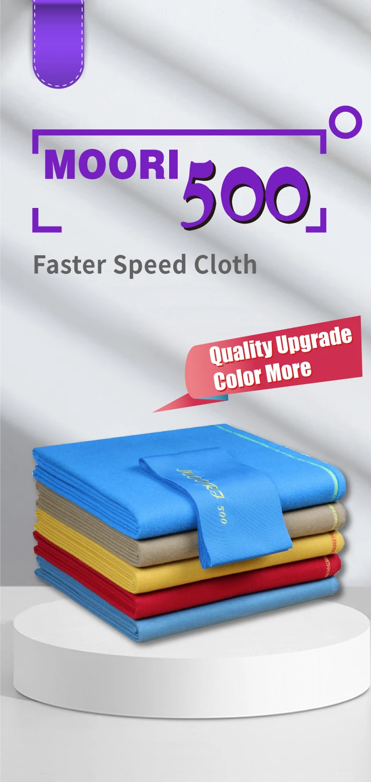 Moori 500 Billiard Table Cloth - Fast, Durable, and Customizable