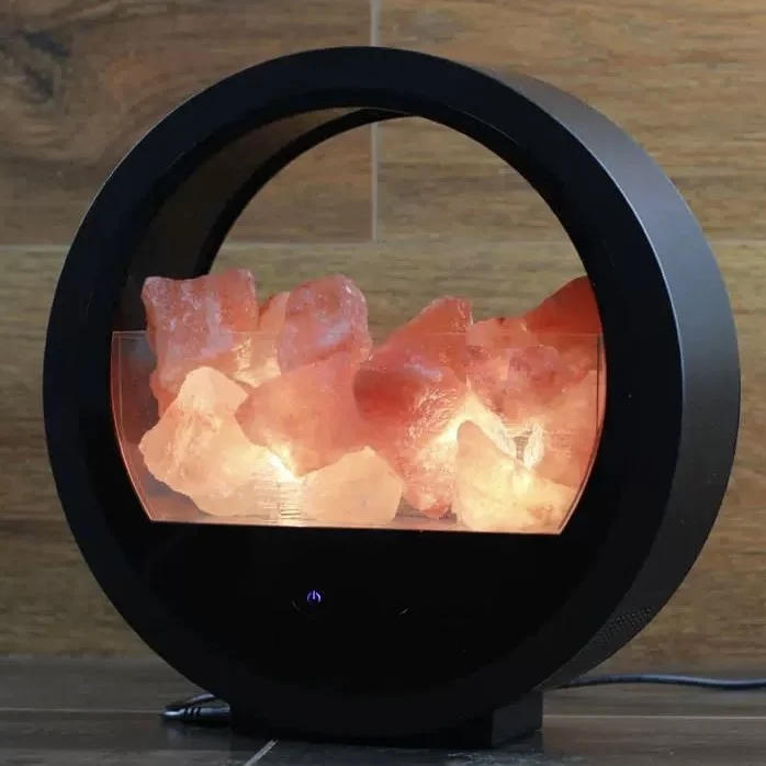 High Quality Himalayan Crystal Salt Lamp BT Speaker Touch Sensor Warm ...