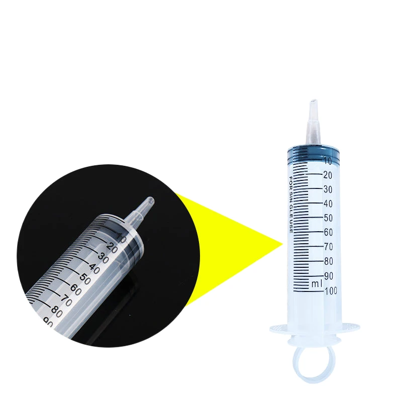 100ml Large Caliber Dispensing Syringe - Transparent PVC