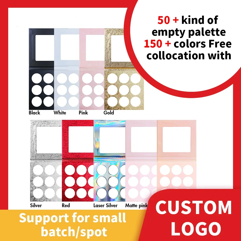 Makeup Wholesale 9 Pan Eyeshadow Palette Custom logo Eye Shadow Pallet ...