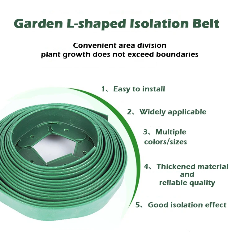 Garden Plastic Isolation Belt Grass and Stone Lawn Edge Plastic Garden ...