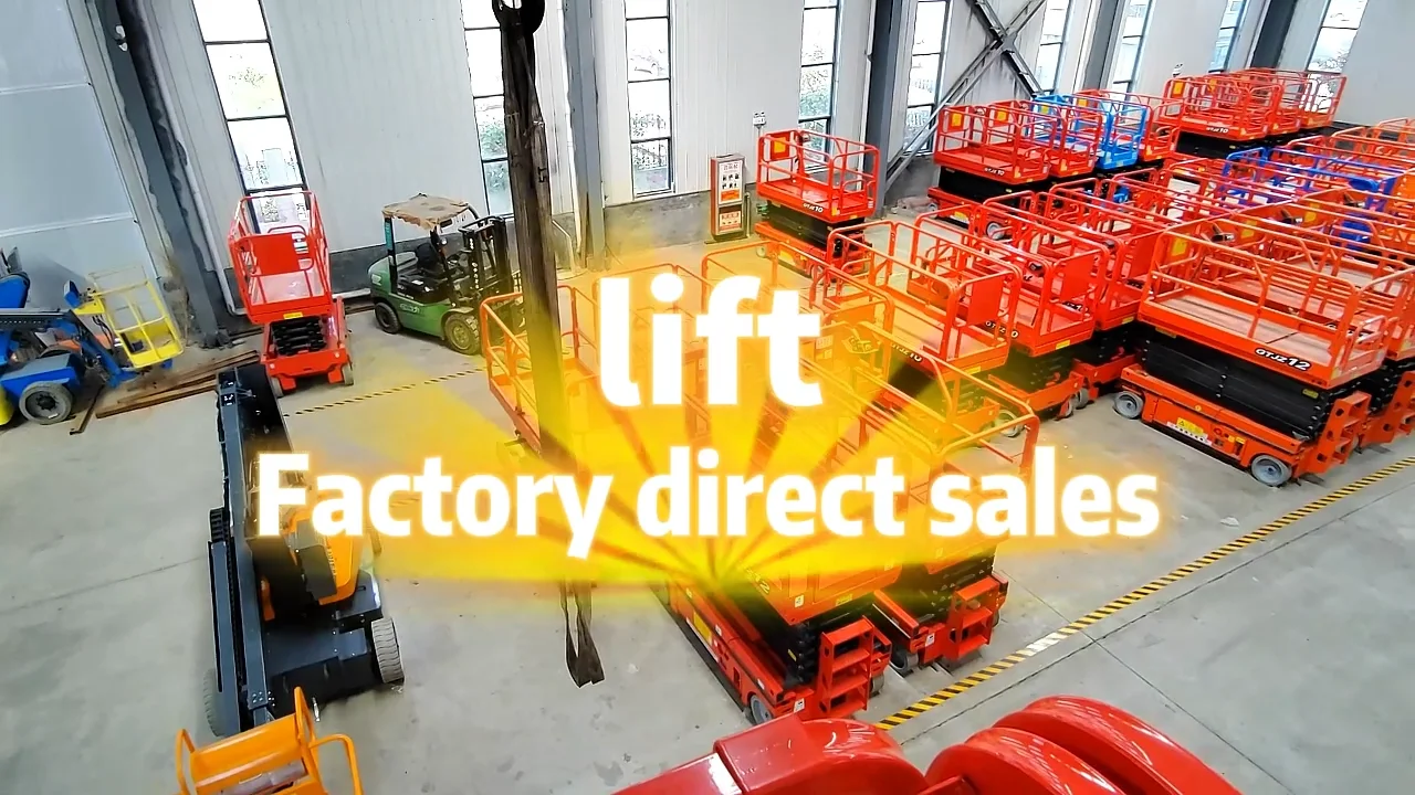 10 Meter Scissor Lift Electric Table Mobile Self Propel Driving ...