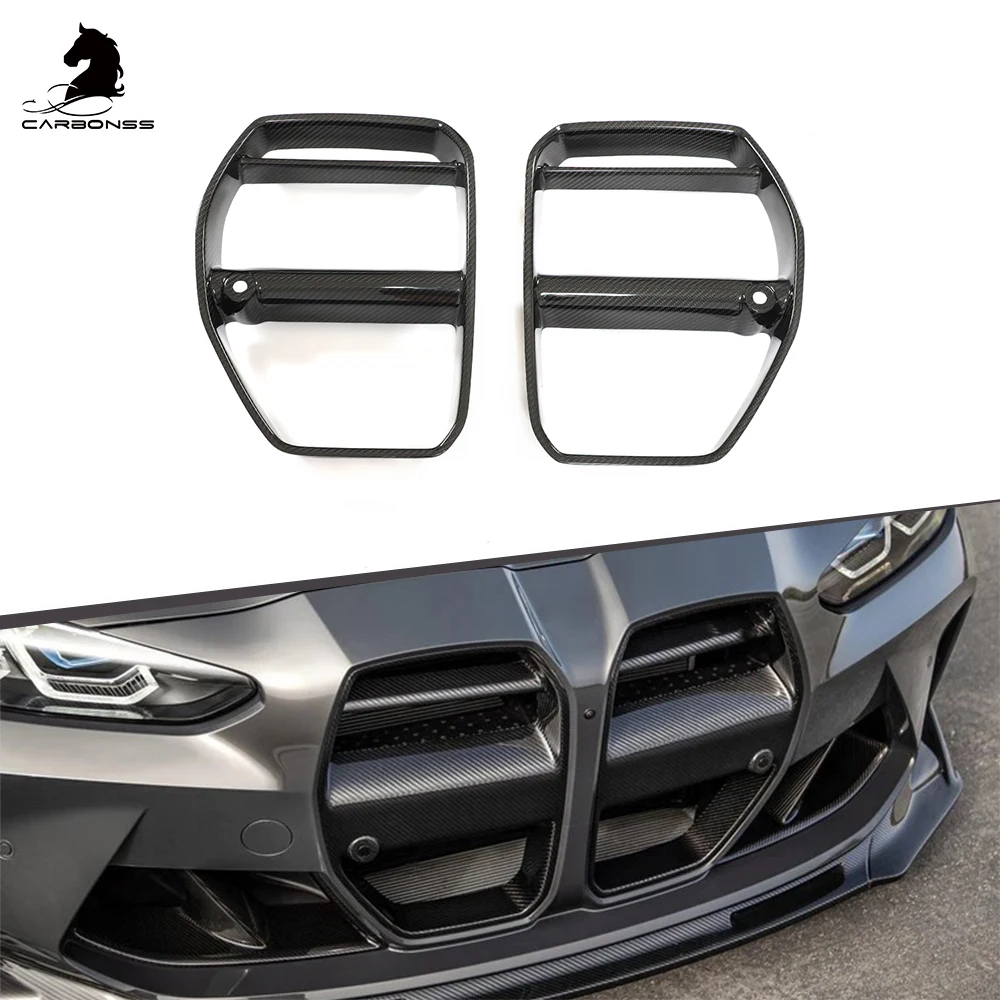 Dry Carbon Front Bumper Grill Mesh Grille For Bmw M3 G80 M4 G82 G83 ...