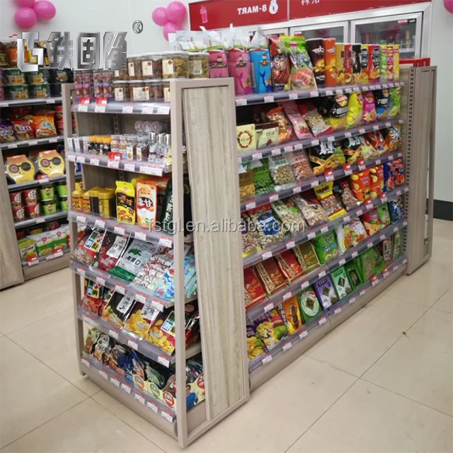 Heavy Duty Gondola Shelf Double-Sided Supermarket Rack Free Store ...