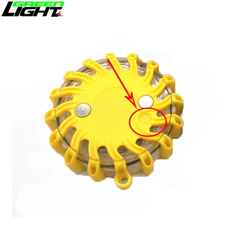 16 LEDs Warning Light Roadside Flare Flashing Breakdown Signal Light ...