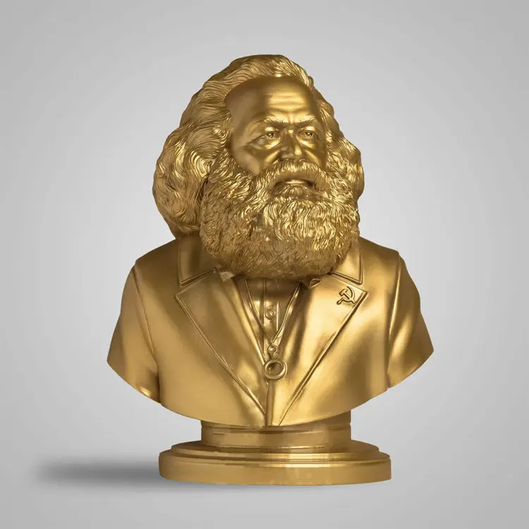 Lifesize Famous People Sculpture - Karl Marx Bust Statues