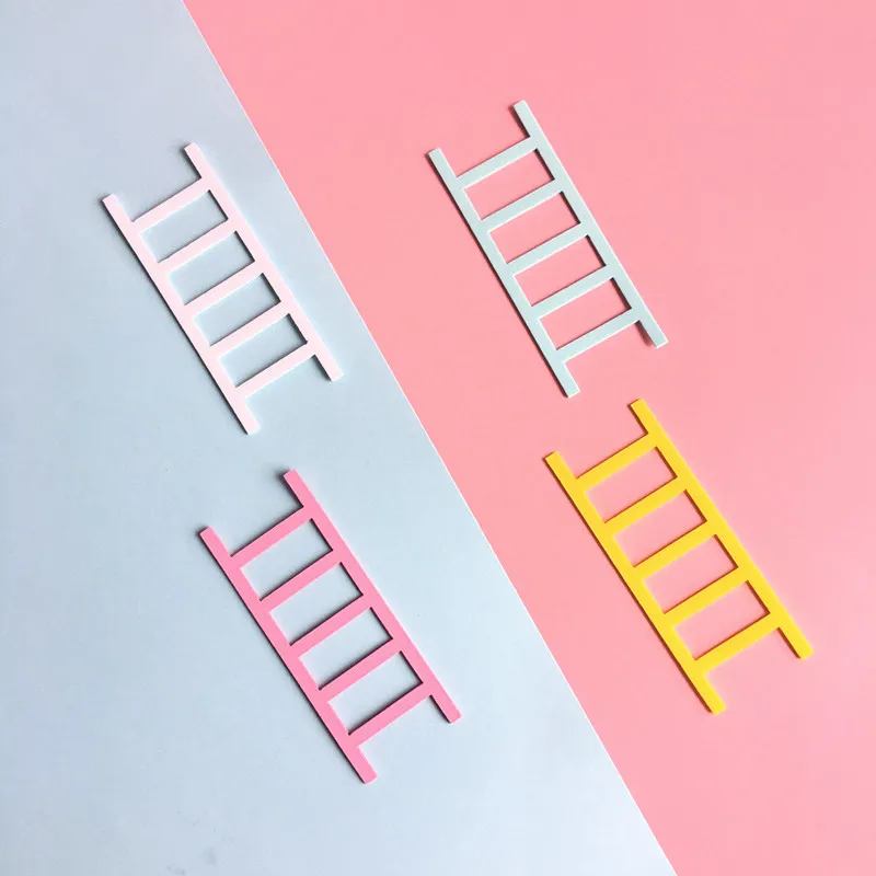 Wholesale Plastic Ladder Birthday Party Cake Decorations 4 Color Baking ...