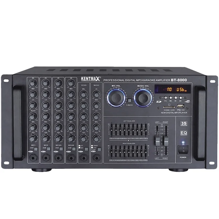 Hot sales Power Amplifier Audio Stereo Power BT FM Radio 2CH Karaoke ...