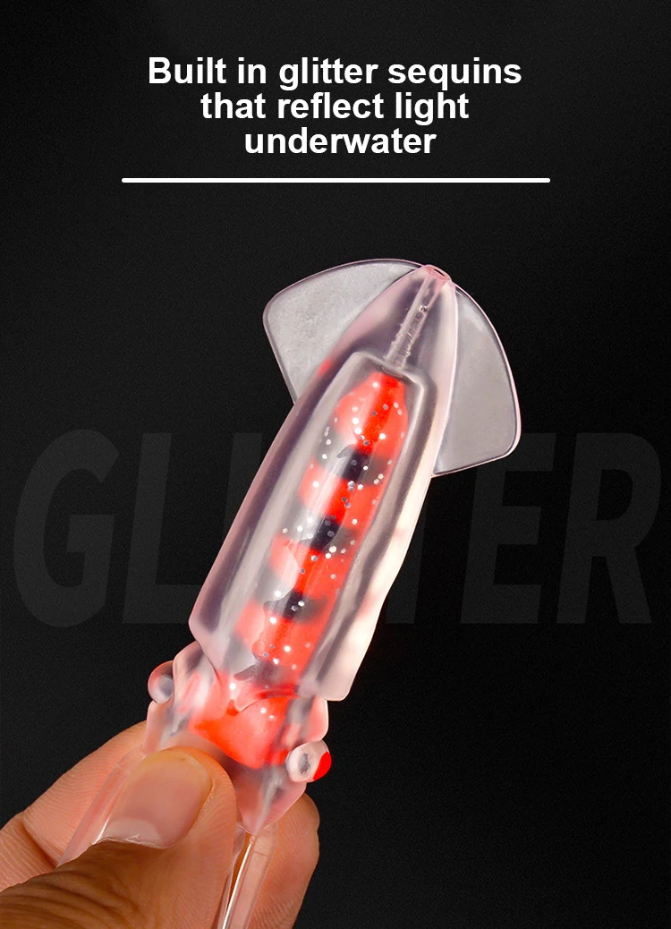 Factory Sale Flexible Soft Bionic Octopus Squid 13cm13g Fishing Lures ...