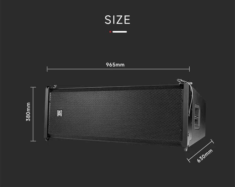 Betathree Outdoor Audio Systems Dual 12" Two Way Weatherproof Line ...