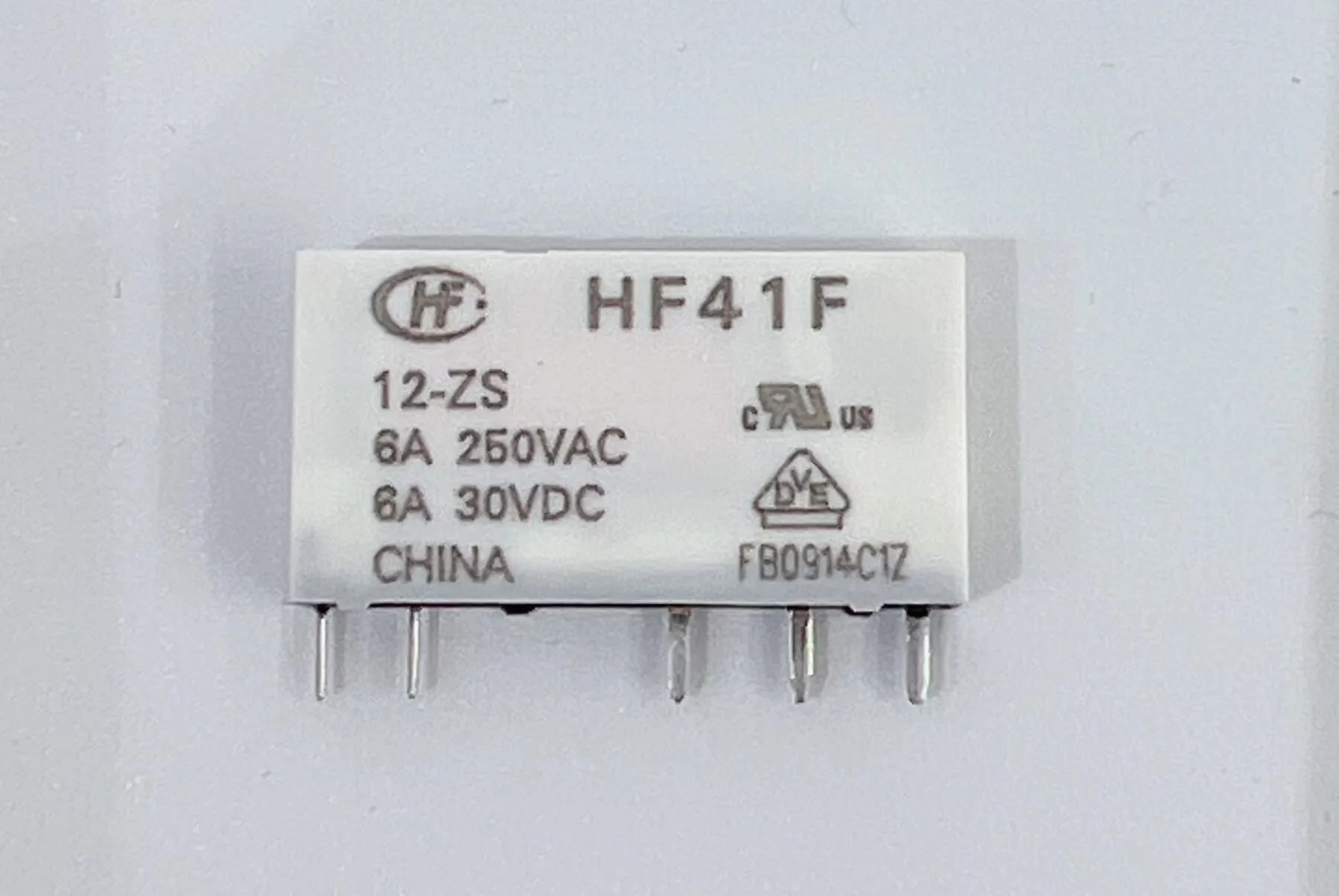 定制产品超薄继电器接口12/24v Hf41f/12-zs 6a Hf T 5针原装新款hf41f/24-zs超薄继电器 - Buy 继电器,12v继电器,5pin继电器 Product on ...
