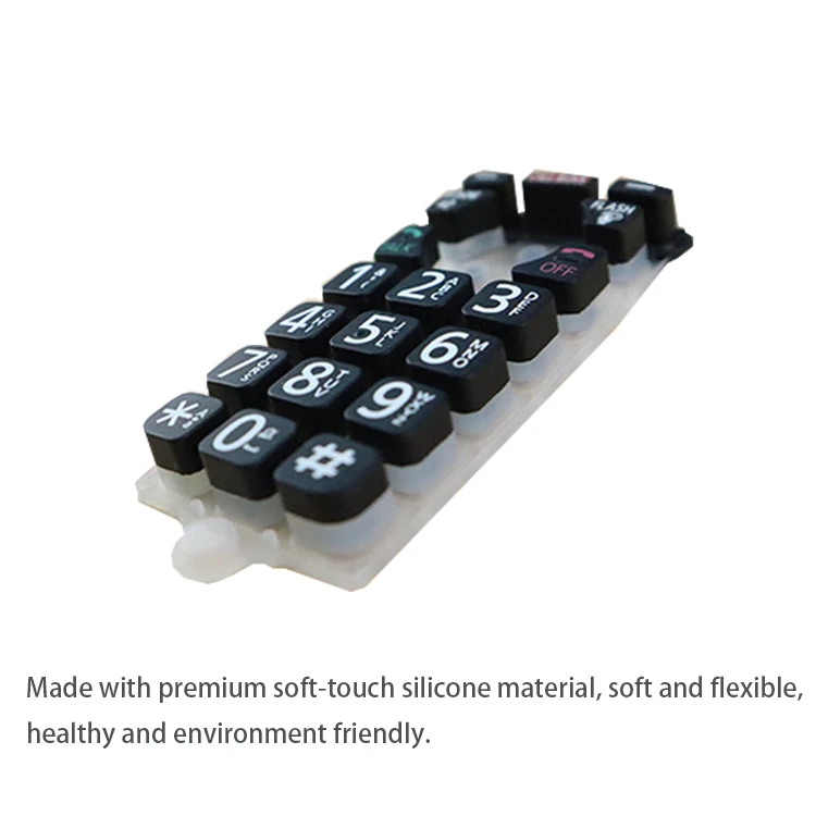 Custom Conductive Silicone Keypad Keyboard Silicone Protective Cover ...