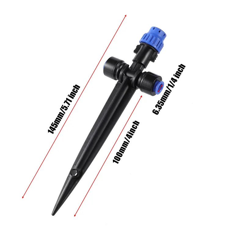 Efficient Drip Irrigation with 8-Hole Adjustable Emitters
