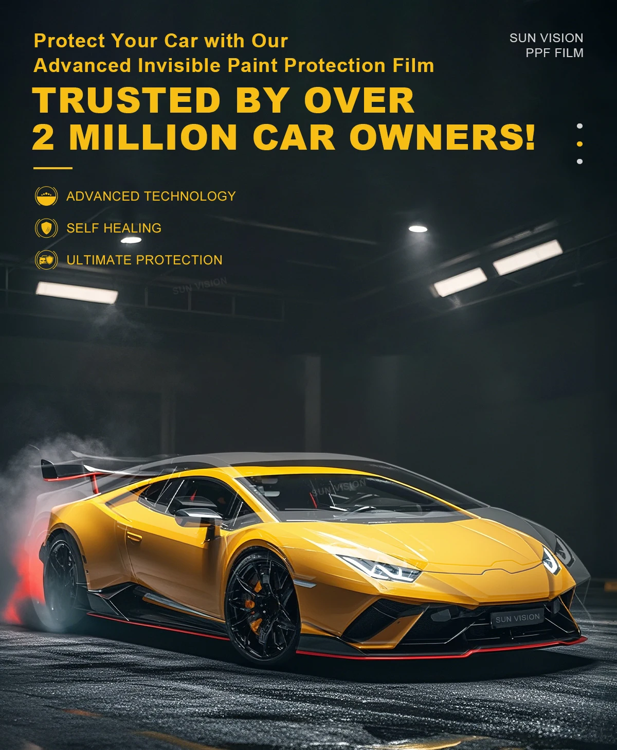 SunVision Matte PPF Film Anti Gravel Scratch TPU PPF Car Paint ...